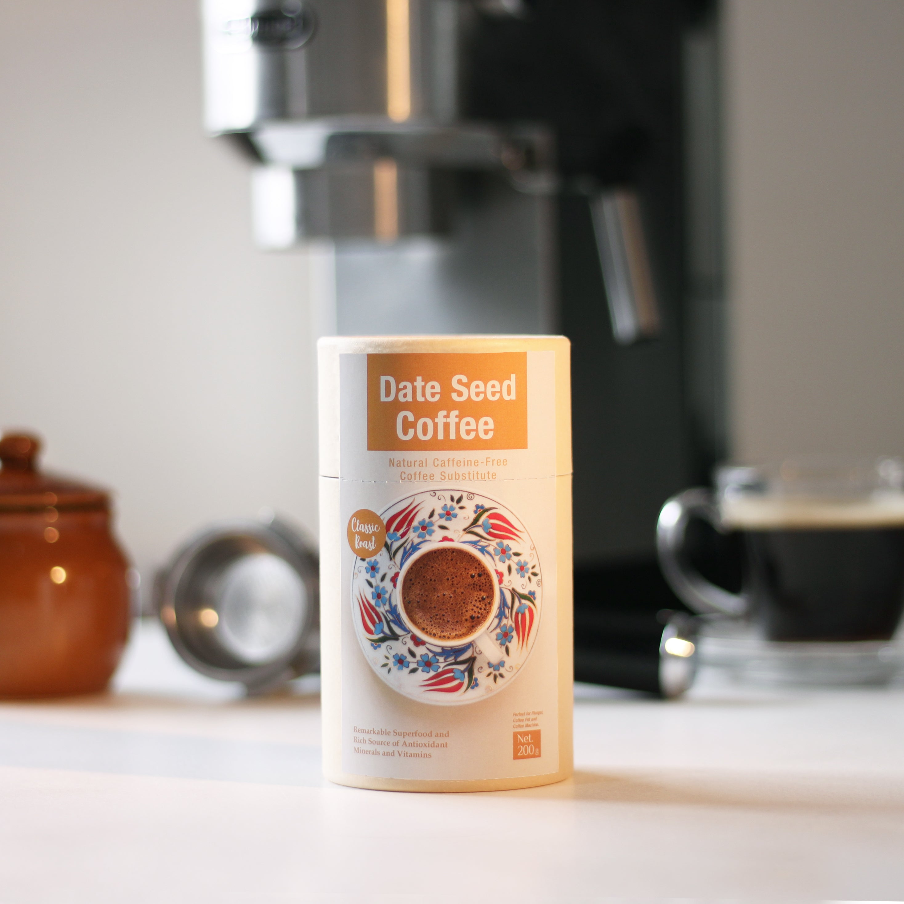 Date Seed Coffee (Classic Roast): Caffeine Free natural Coffee Substit ...